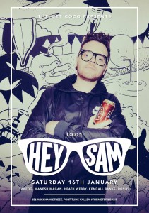 Hey Sam Saturday 16 Jan - Coco - The Met - DJ Mr SparkleDJ Mr Sparkle