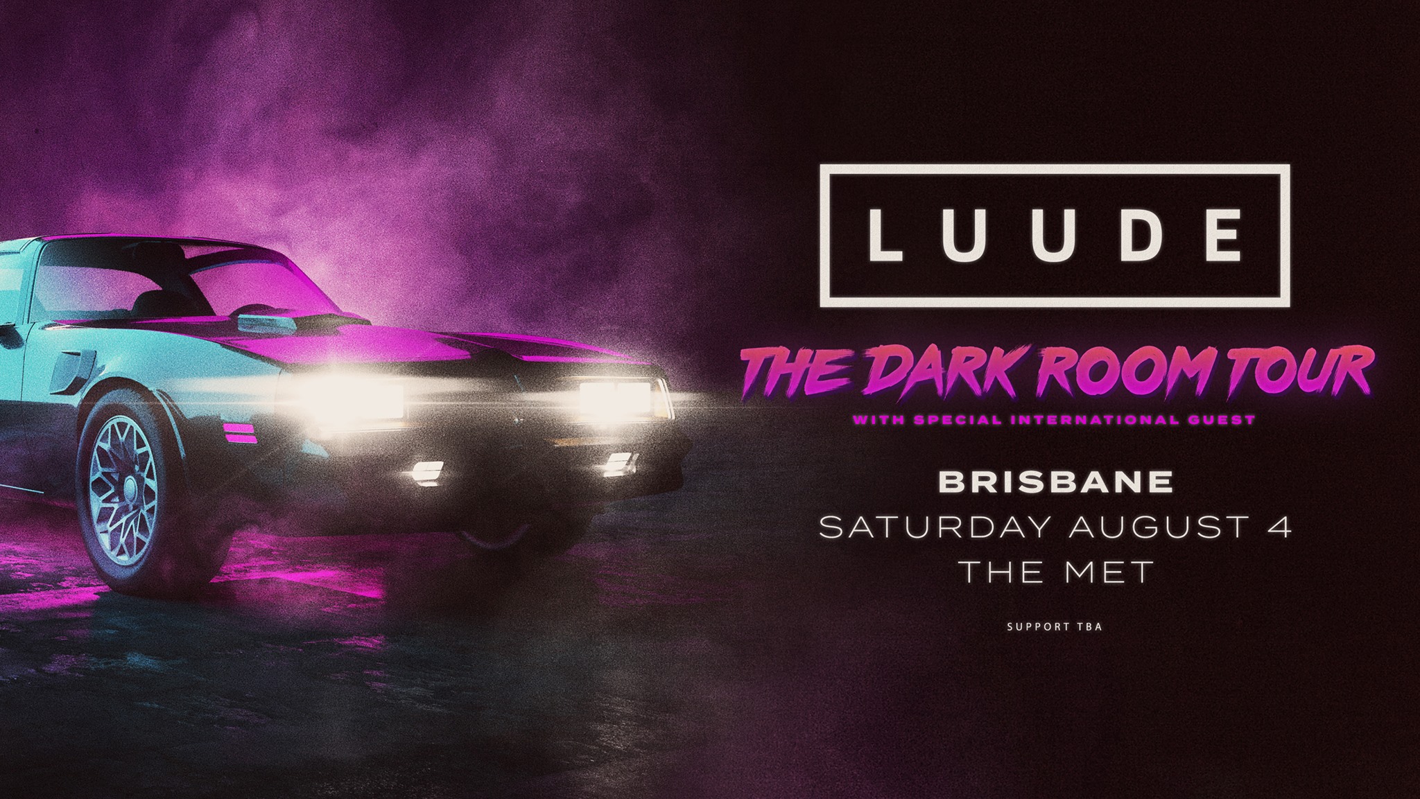 Luude - "The Dark Room Tour" [Brisbane] - The Met - 04 August 18 - DJ ...